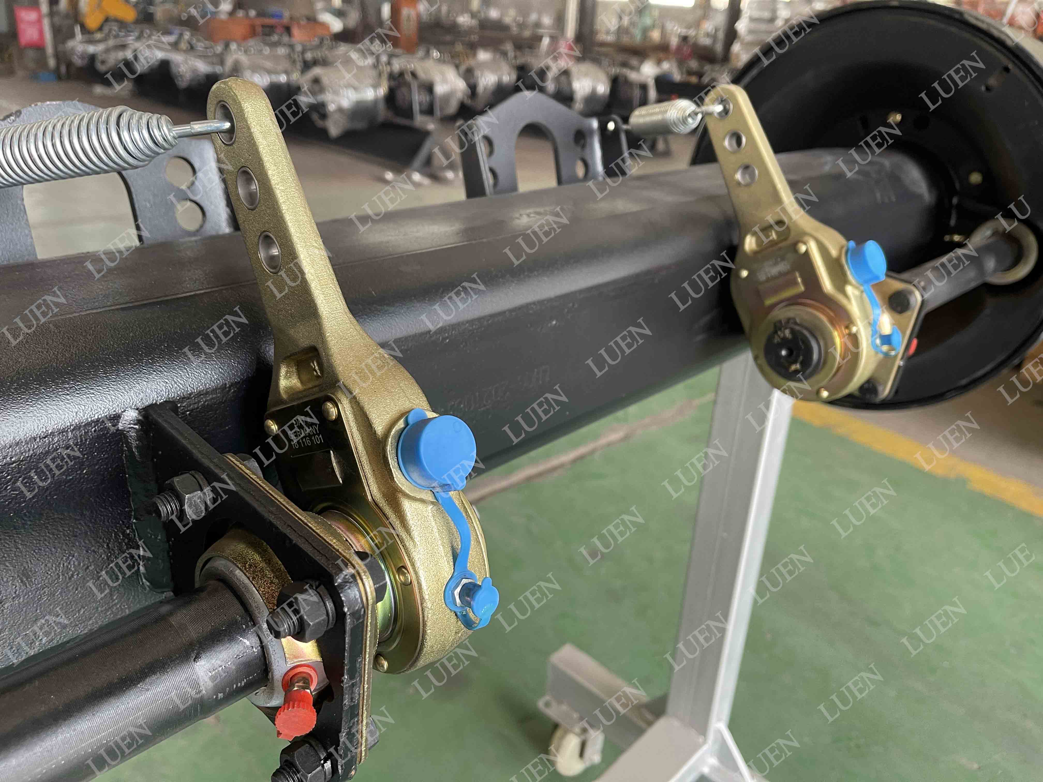 16ton American Fuwa Type Truck Brake Drum Axle Inboard Outboard Trailer ...